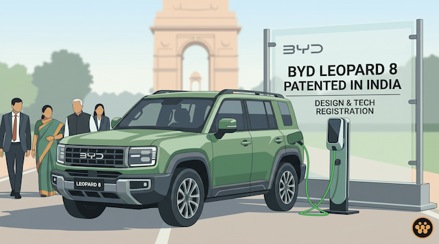 BYD Leopard 8 PHEV Patented in India: Range & Specs | EVINDIA