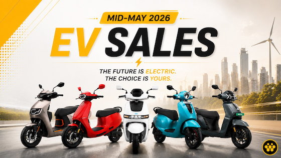 EV 2 Wheeler Sales Mid May 2026: TVS Leads, Bajaj Closes | EVINDIA