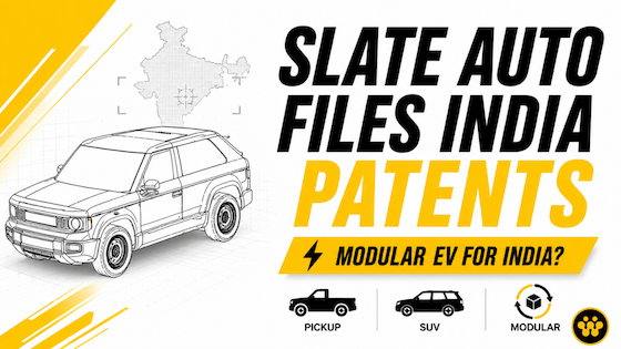 Slate Auto Files Patents in India for New EV Lineup | EVINDIA